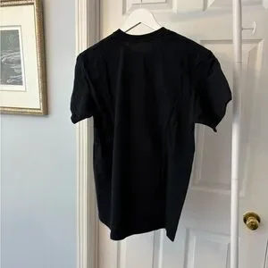 Supreme | Tops | Supreme Crewneck Black Tee With Red Box Logo And ...